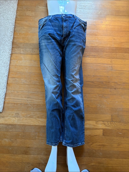 Levi's | Jeans | Levis 59 Medium Blue Straightleg Jeans 40x32 | Poshmark